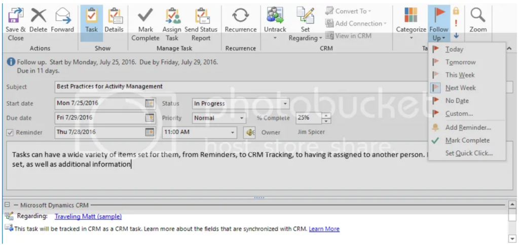 Activity Tracking in Dynamics CRM & Office 365 | Velosio