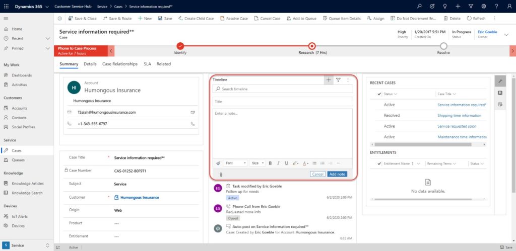 Microsoft Dynamics 365 Customer Service Update - 2020 New Features