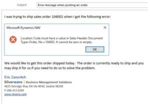 Troubleshooting NAV Errors: A Guide | Velosio