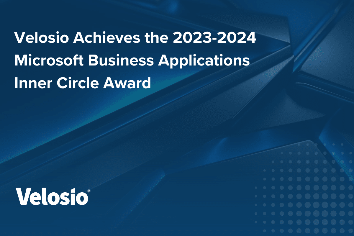 Velosio Wins 2023-2024 Microsoft Inner Circle Award| Velosio