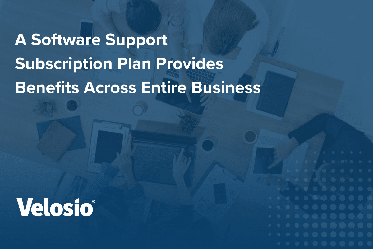 Enterprise Software Support: Subscription Plans | Velosio