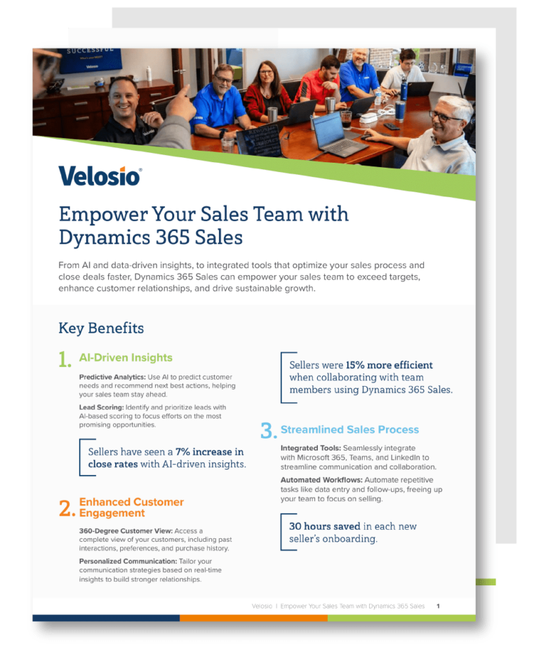7 Ways Dynamics 365 Drive Results for Sales Leaders | Velosio
