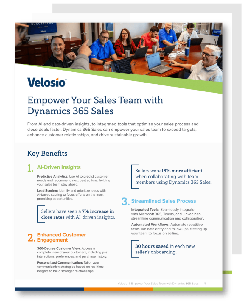How To Improve Sales Performance With Dynamics 365 Crm Velosio