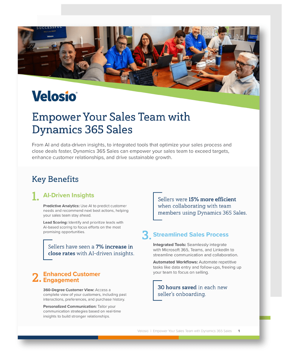 7 Ways Dynamics 365 Drive Results for Sales Leaders | Velosio